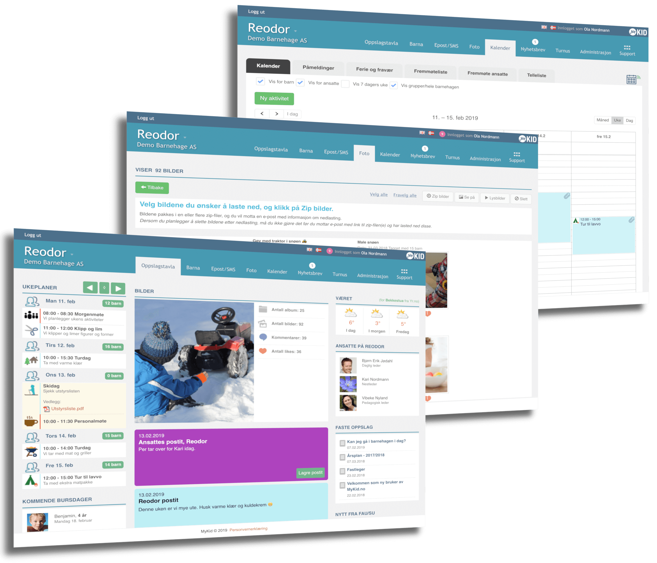 MyKid School - Puts emphasis on communication with the guardians